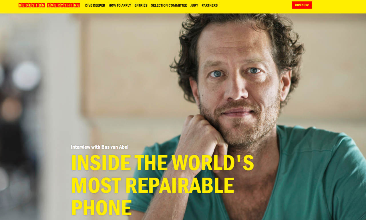 Fairphone : interview avec le fondateur, Bas Van Abel - Wallonie Design ...